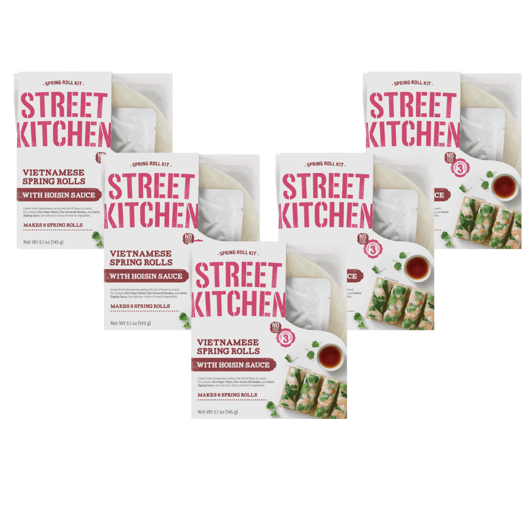 Street Kitchen Spring Roll Kit with Hoisin Sauce, 5.1 oz, Shelf Stable ...