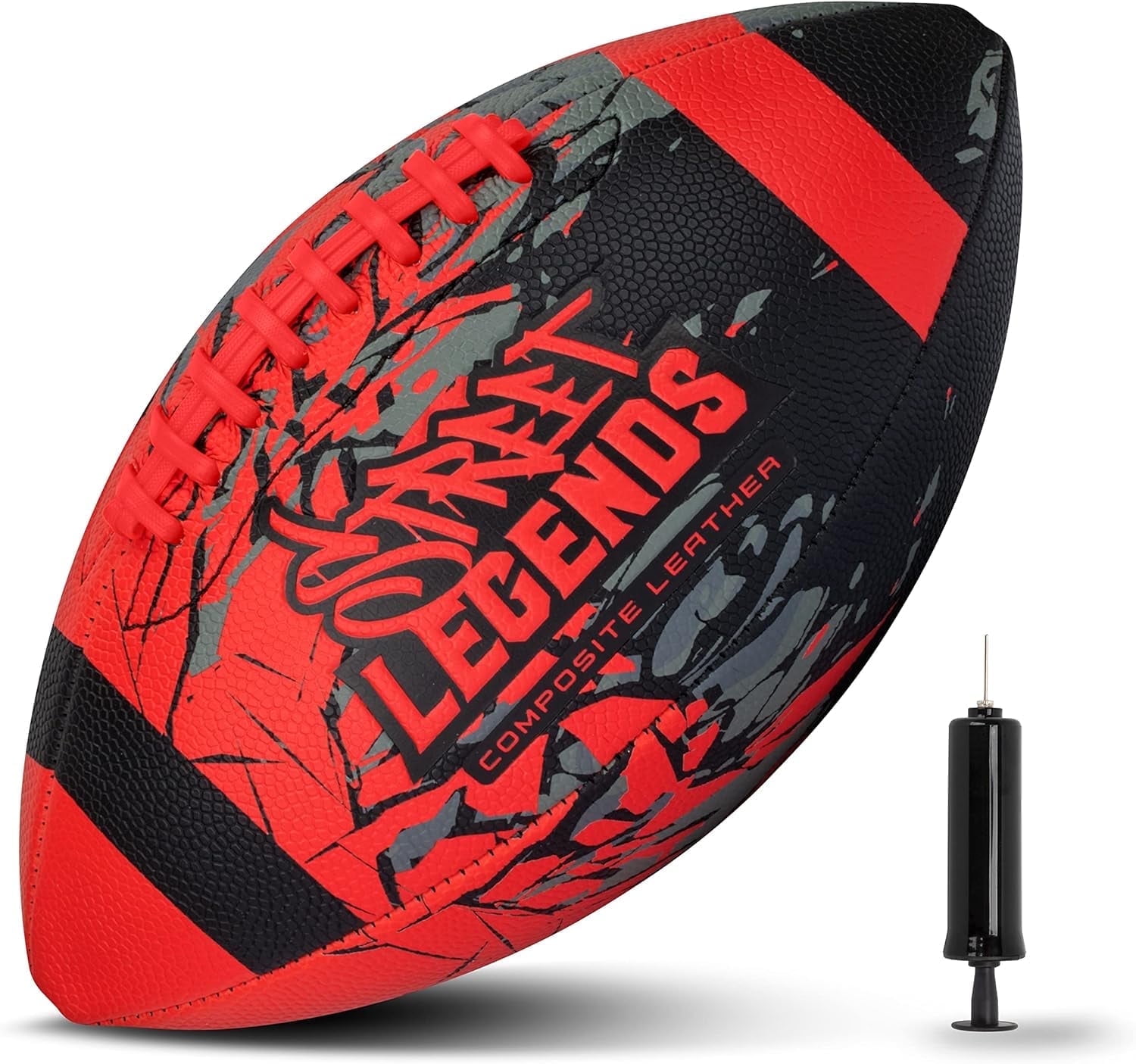 Street Legends Youth Football for Kids, Graffiti Printed Composite ...