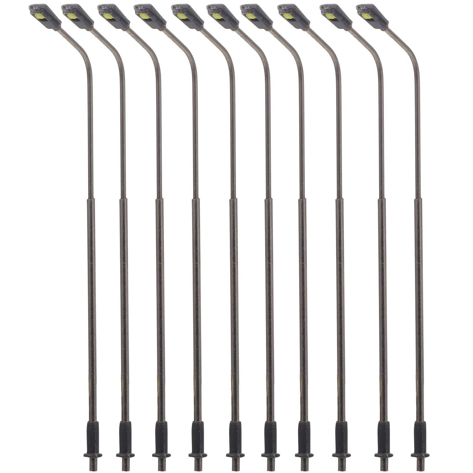 MERRYHAPY Black Mini Lamp Post Street Light Model for Scene Decoration ...