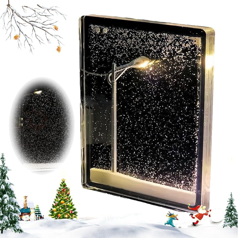 Street Light Snow Globe, Snowy Night Lamp,Snowfall Snow Light,Snow ...