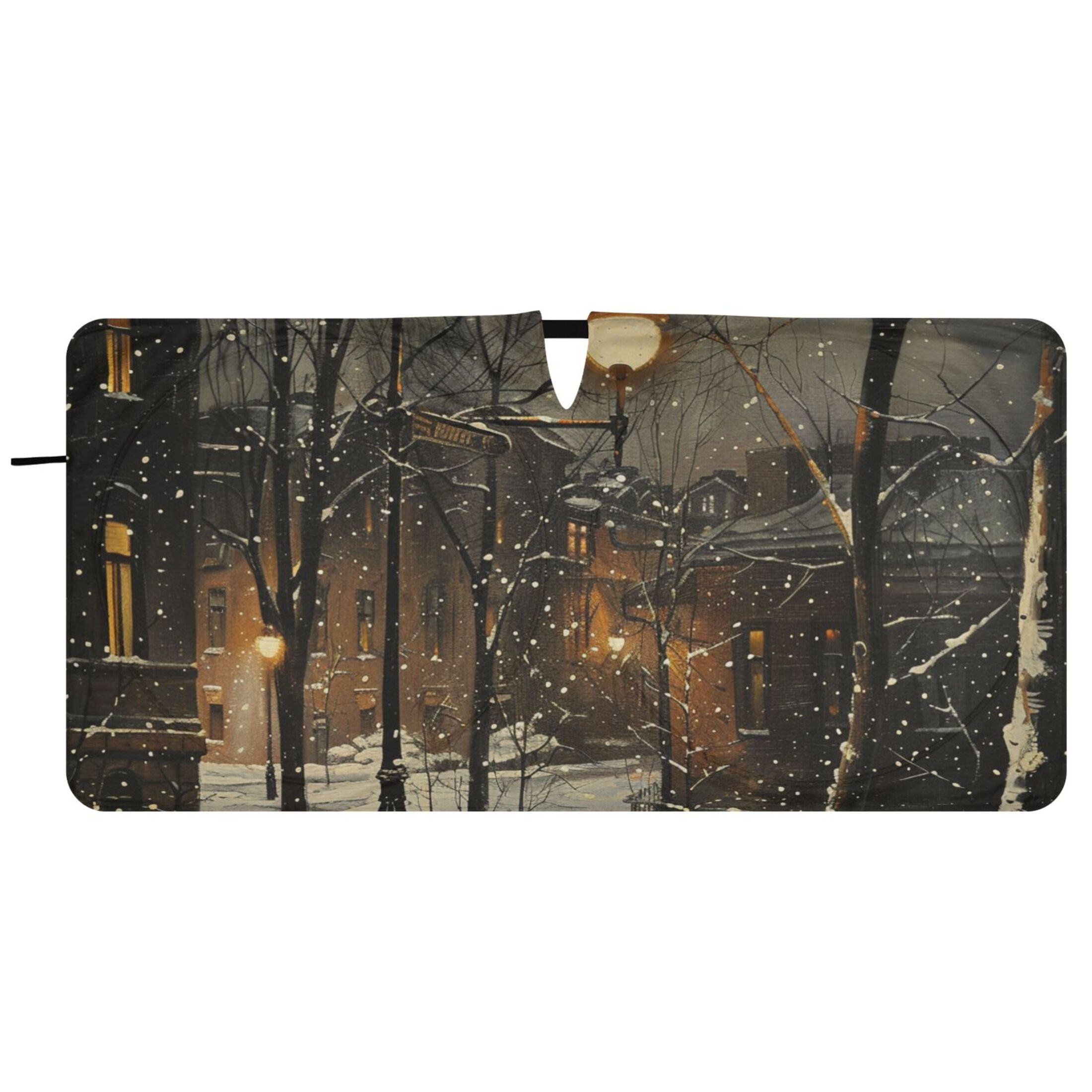 Street Light Trees Car Windshield Sun Shade Foldable Front Window ...