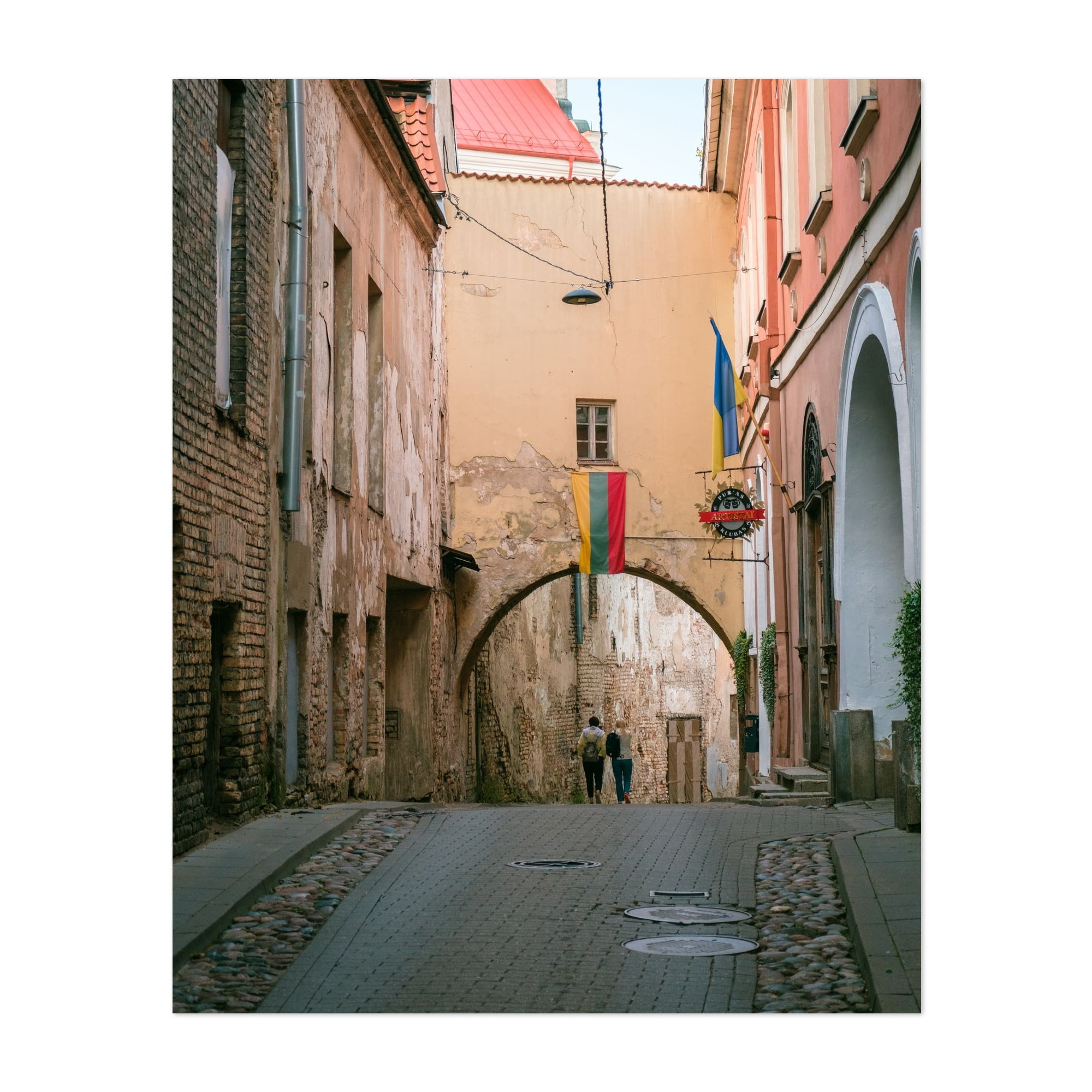 Street in Old Town, Vilnius 02 - Vilnius Lithuania Photography ...