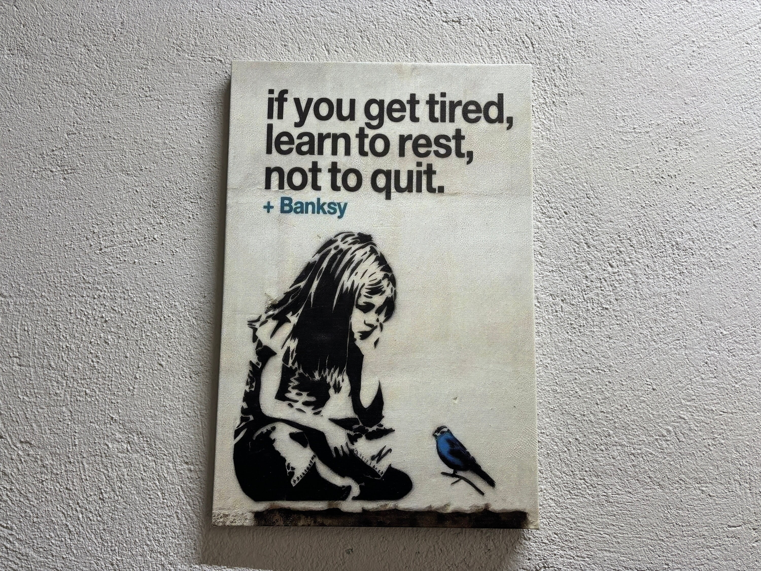 Street Poster, Banksy Poster, Inspirational Quote Printed, Motivation ...