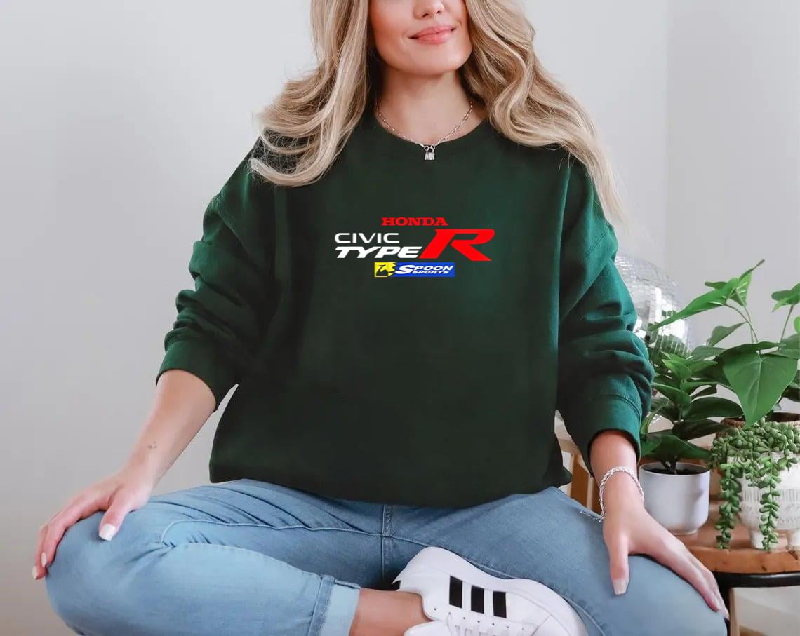 Street Racer Sweatshirt with Honda Civic Type R Performance Art, for ...