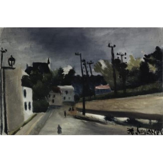 Street Scene Henri Rousseau Le Douanier 1844-1910 French Oil on Canvas ...