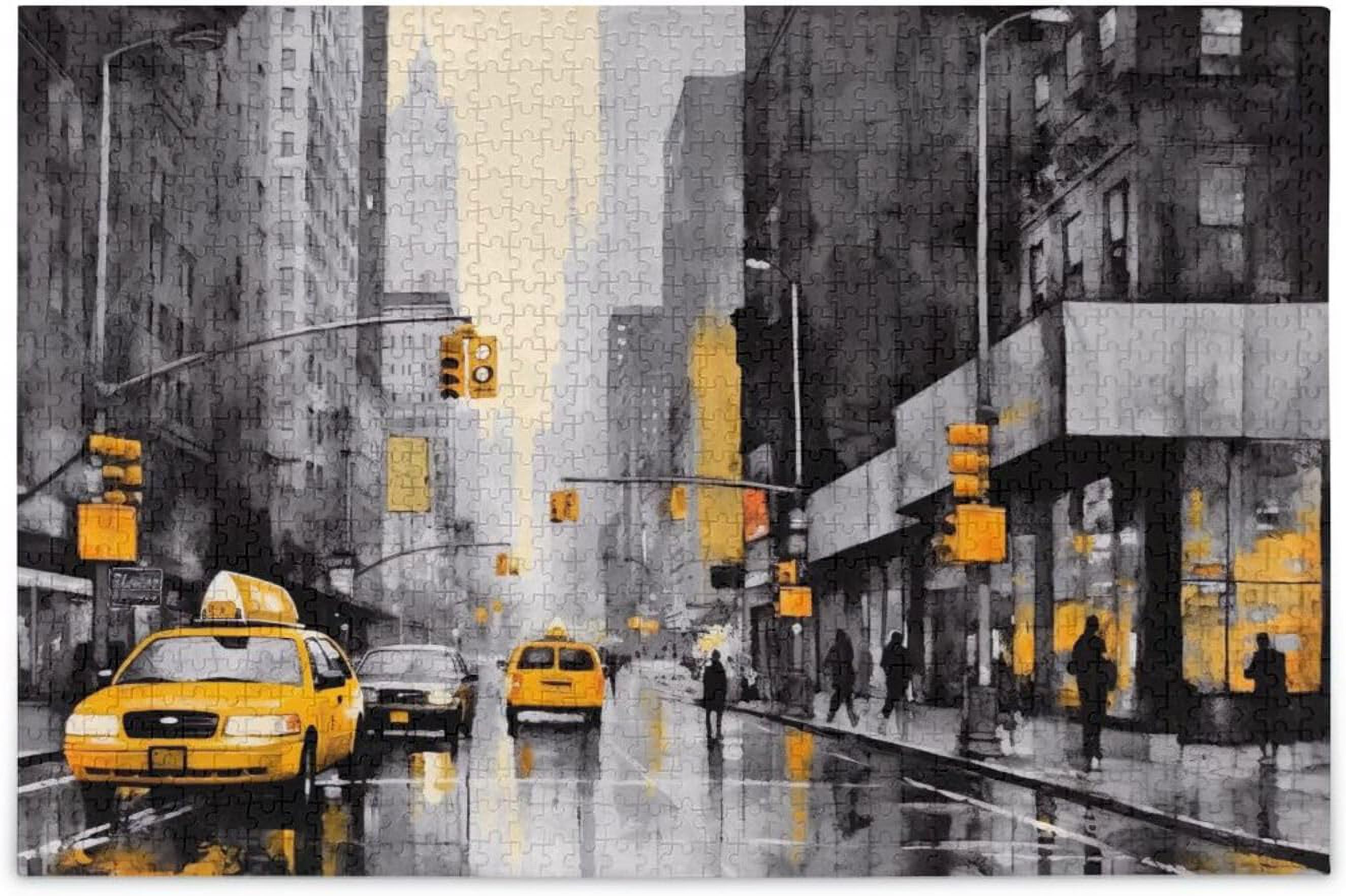 Street Scene Jigsaw Puzzles for Adults 1000 Pieces, Die-Cut Puzzle ...