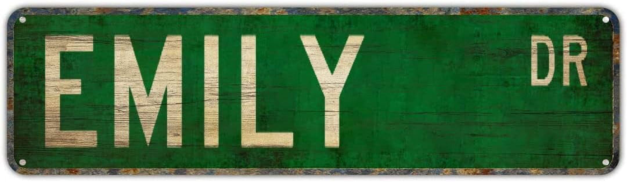 Street Sign Emily Emily Sign Emily Lover Emily Gift Child Gift Street ...