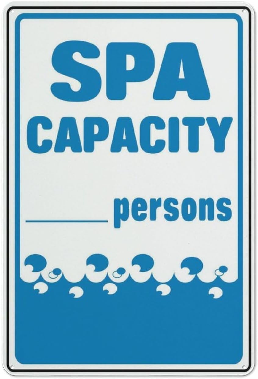 Street Sign Spa Capacity Sign Safety Restriction Alert Attention ...