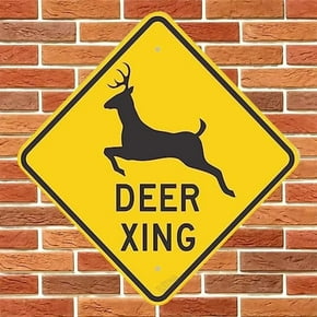 Deer Crossing Signs