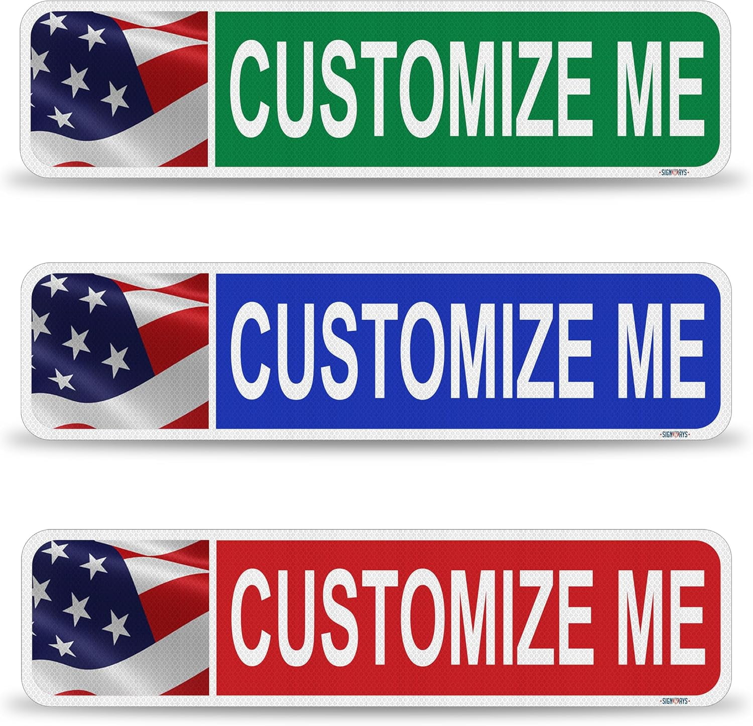 Street Signs ized Flag | Street Road Signs | Design Your Street Sign w ...