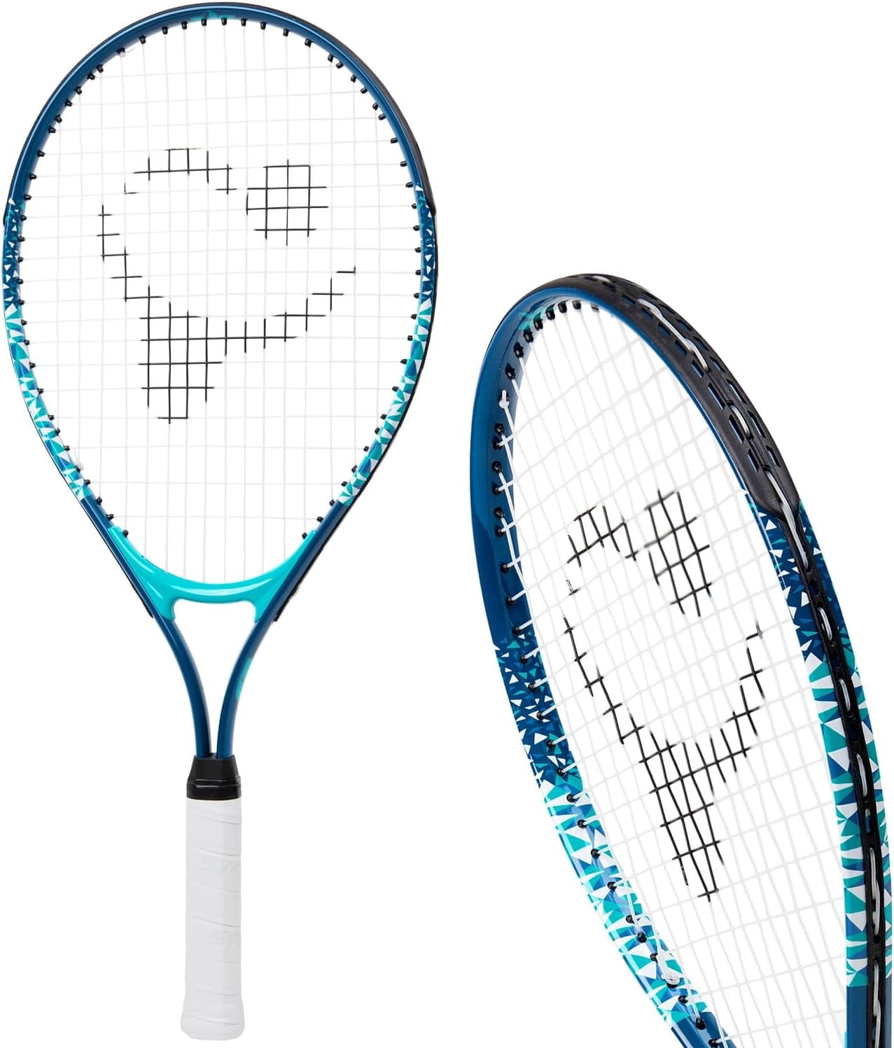 Street Tennis Club Tennis Racquets, Aluminum Blue, 25" x 11" x 5 ...