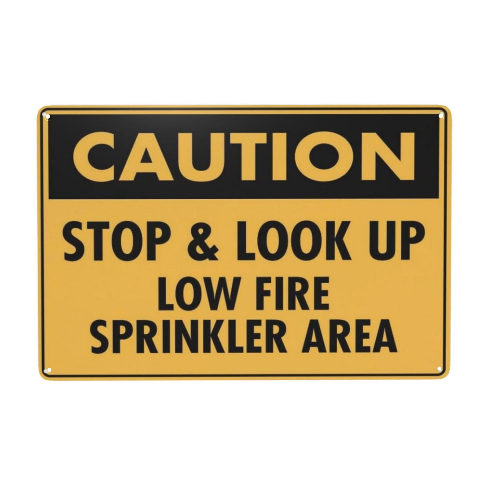 Street Tin Sign Warning Metal Sign Vintage Sign Wall Decor for Home ...