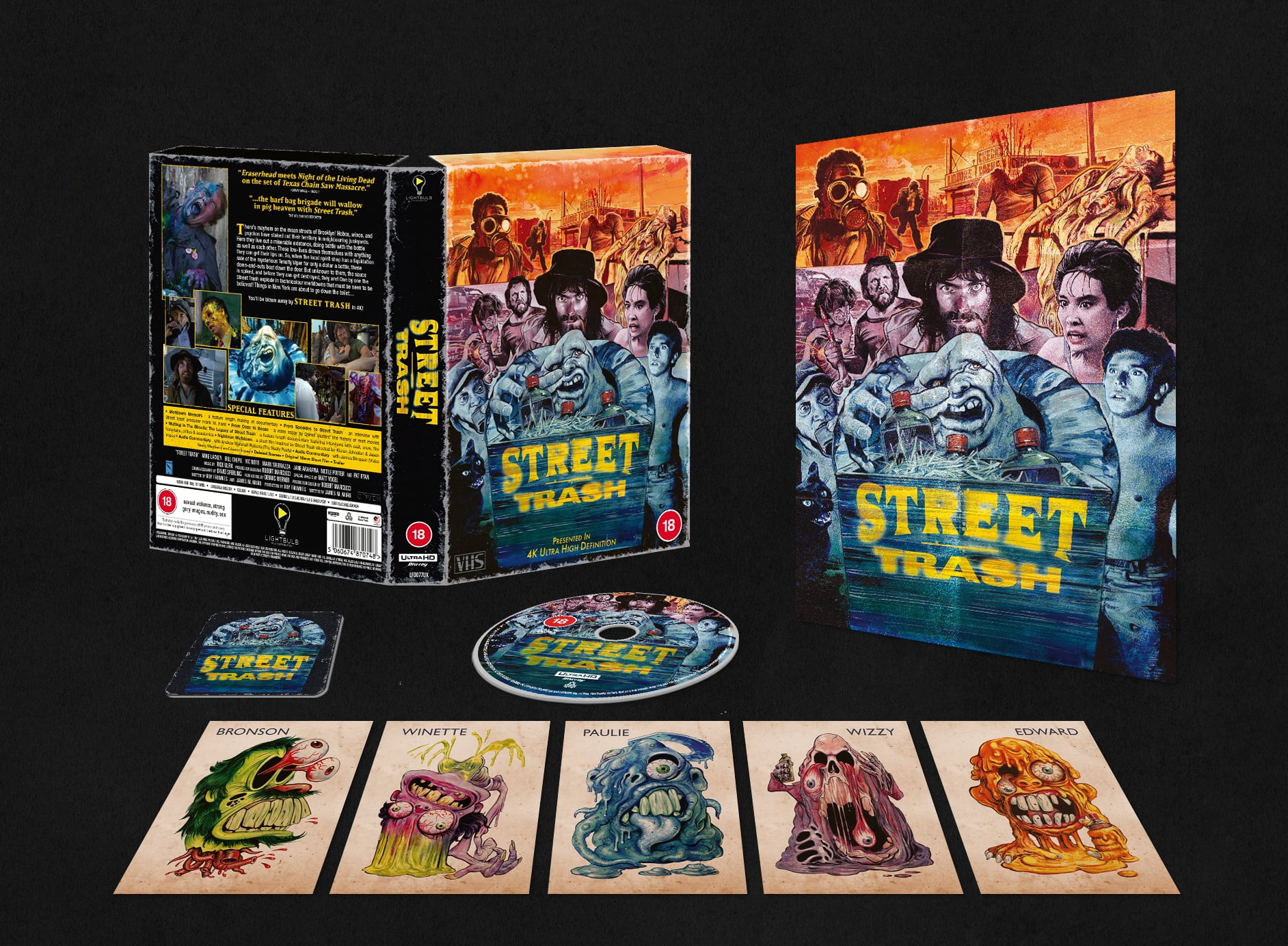 Street Trash: Limited 4K UHD Collector's Edition VHS Box (4K Ultra HD ...