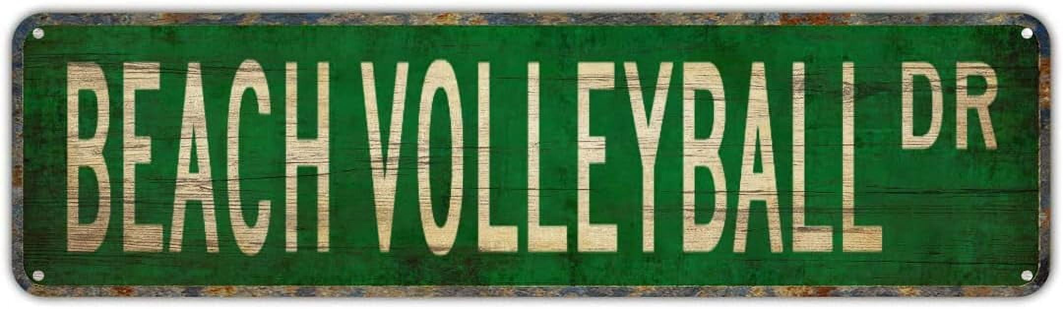 Street sign Beach Volleyball Beach Volleyball Gift Beach Volleyball ...