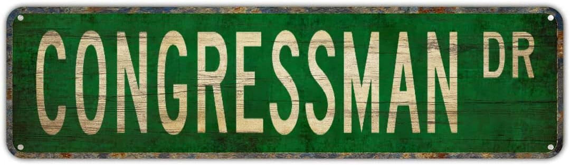Street sign Congressman Congressman Gift Congressman Sign Government ...