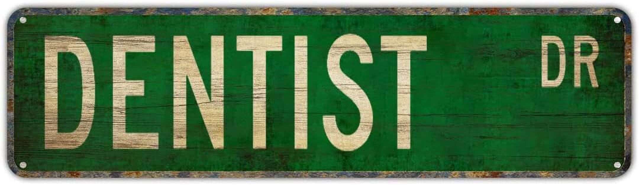 Street sign Dentist Dentist Gift Dentist Sign Gift for Dentist Dental ...