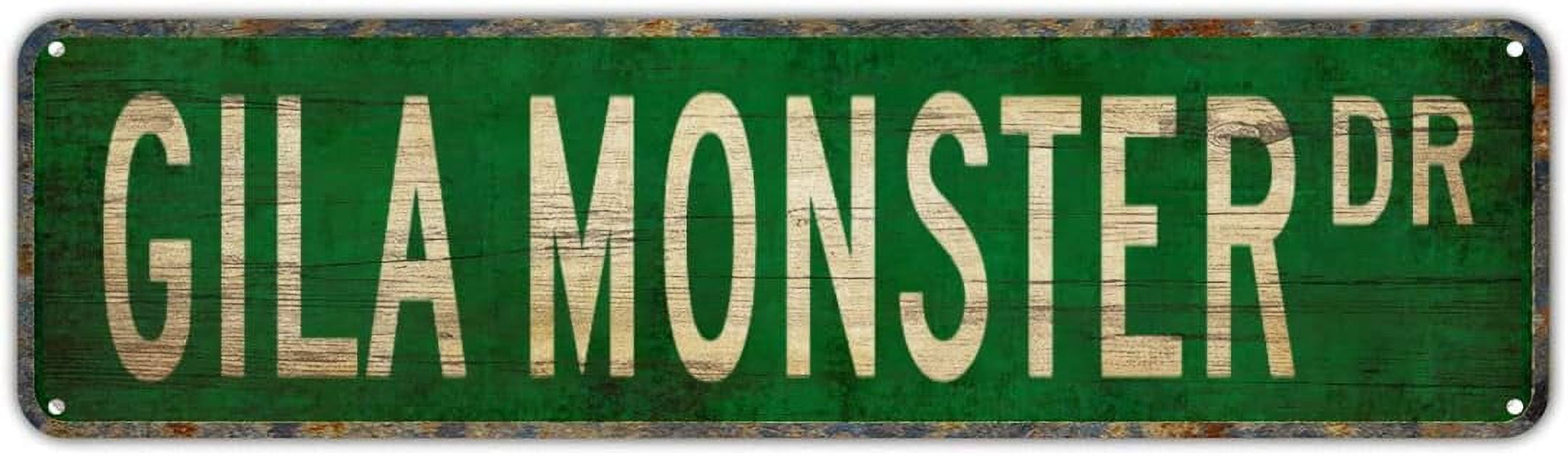 Street sign Gila Monster Gila Monster Gift Gila Monster Sign Gila Road ...