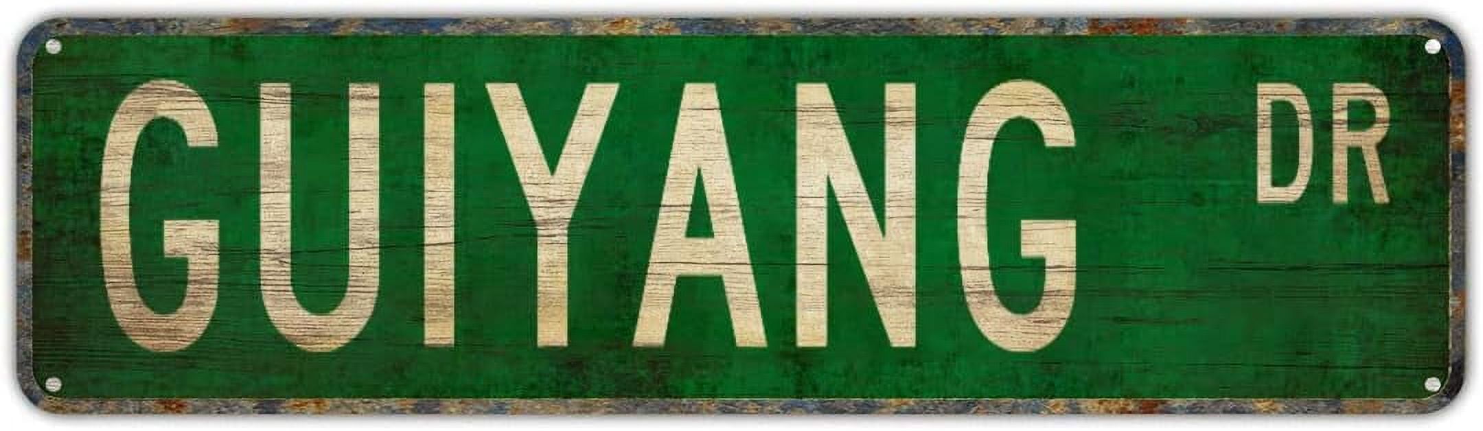 Street sign Guiyang Guiyang Sign Guiyang Gift Guiyang Visitor China ...