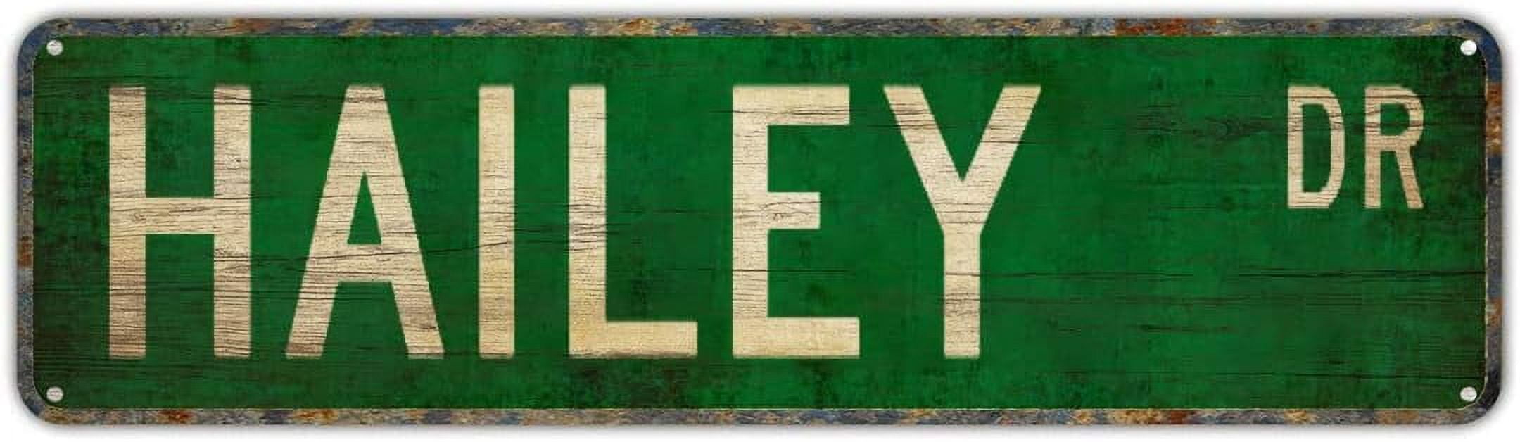 Street sign Hailey Hailey Sign Hailey Gift Hailey Lover Child Gift ...