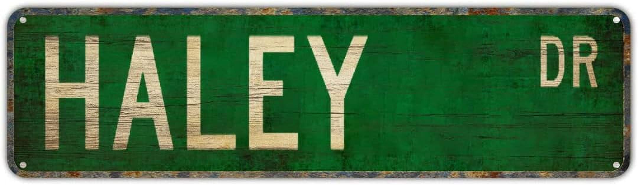 Street sign Haley Haley Sign Haley Gift Haley Lover Child Gift Road ...