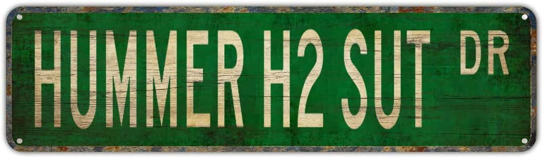 Street sign Hummer H2 Sut GM Hummer H2 Sut Gift Hummer H2 Sut Sign ...