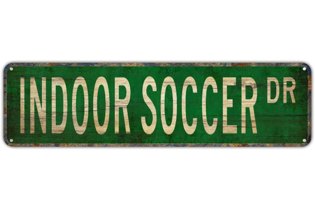 Street sign Indoor Soccer Indoor Soccer Sign Indoor Soccer Fan Indoor ...