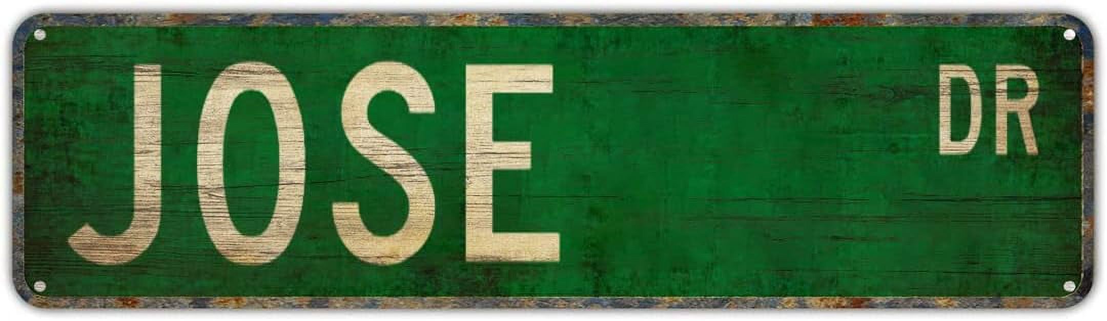 Street sign Jose Jose Sign Jose Fan Jose Decor Jose Lover Child Gift ...