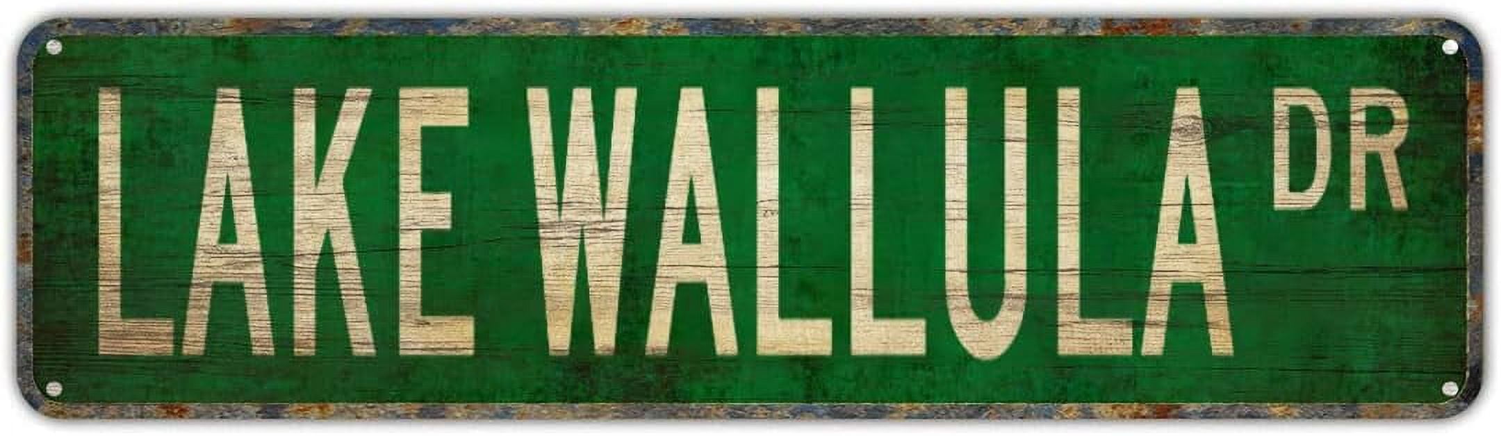 Street sign Lake Wallula Lake Wallula Sign WA-OR Border Lake Lake ...