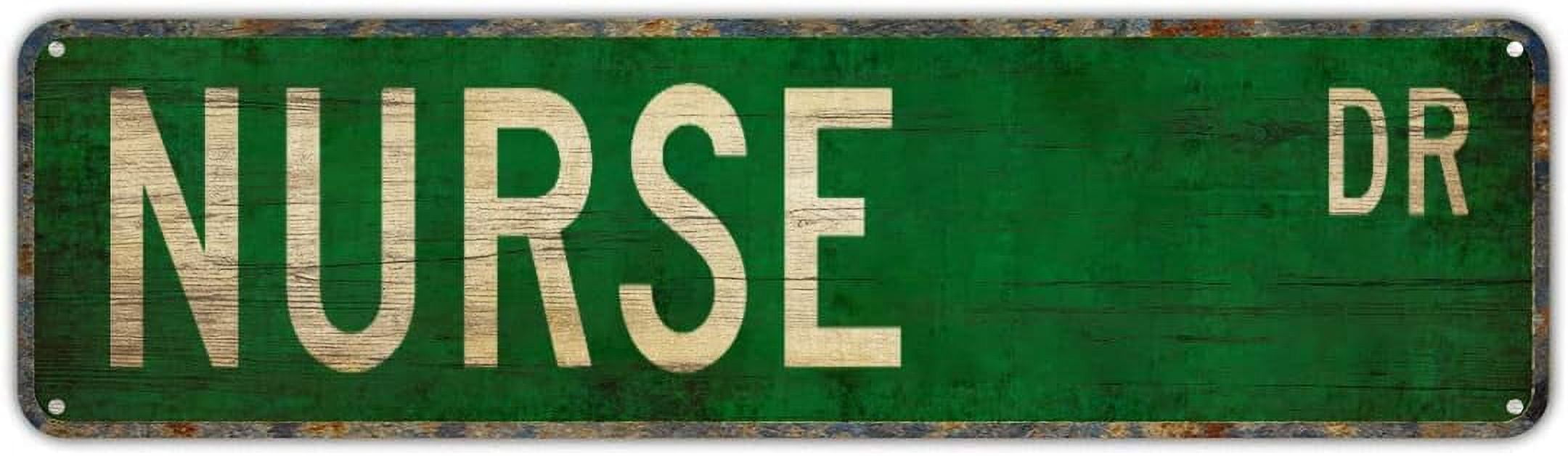 Street sign Nurse Nurse Gift Nurse Sign Registered Nurse Medical Street ...