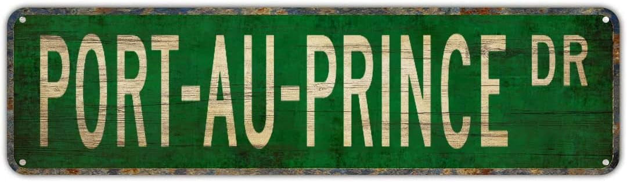Street sign Port-au-prince Port-au-prince Sign Port-au-prince Gift ...