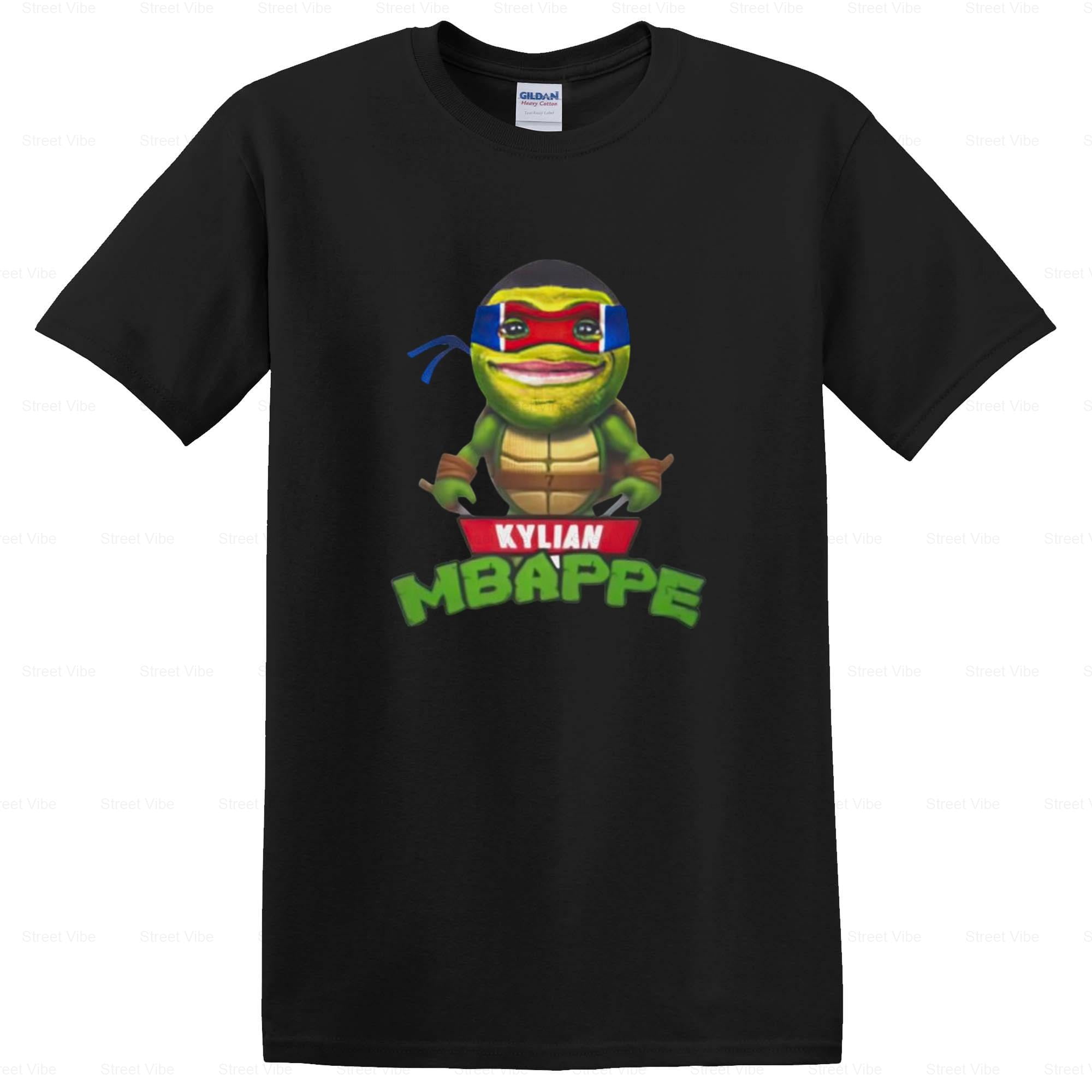 StreetVibe89 Kylian Mbappe Turtles Funny Fan Shirt, for men & women, up ...