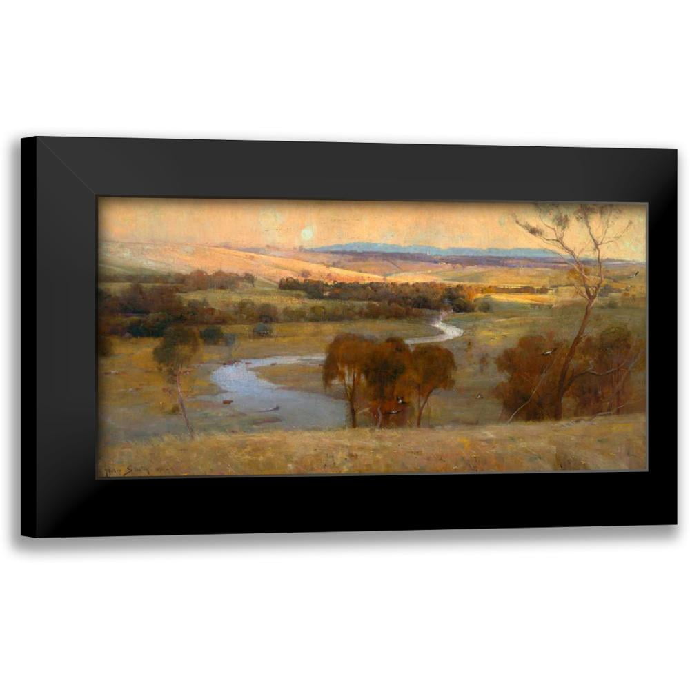 Streeton, Arthur 24x14 Black Modern Framed Museum Art Print Titled ...
