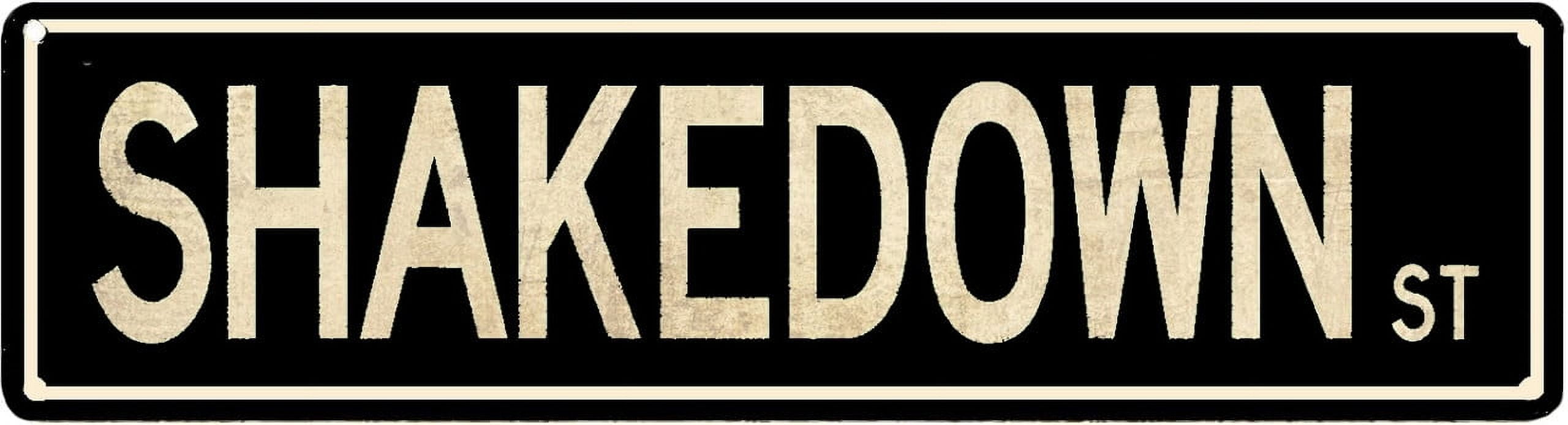 Streets Signs ST AVE DT Shakedown St Retro Road Street Metal Tin Sign ...