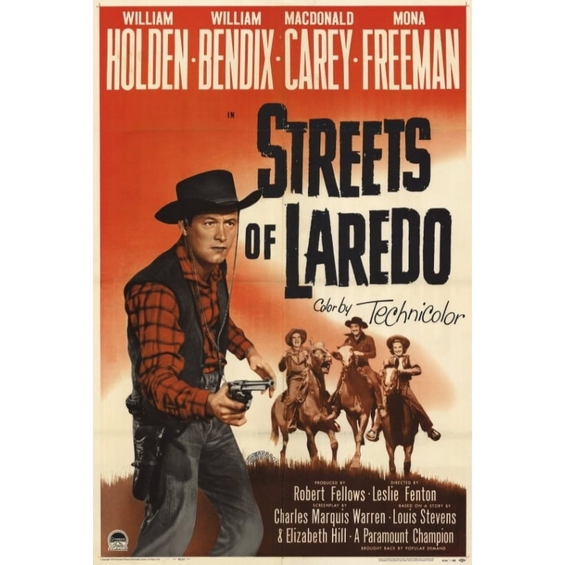Streets of Laredo Movie Poster (11 x 17) - Walmart.com