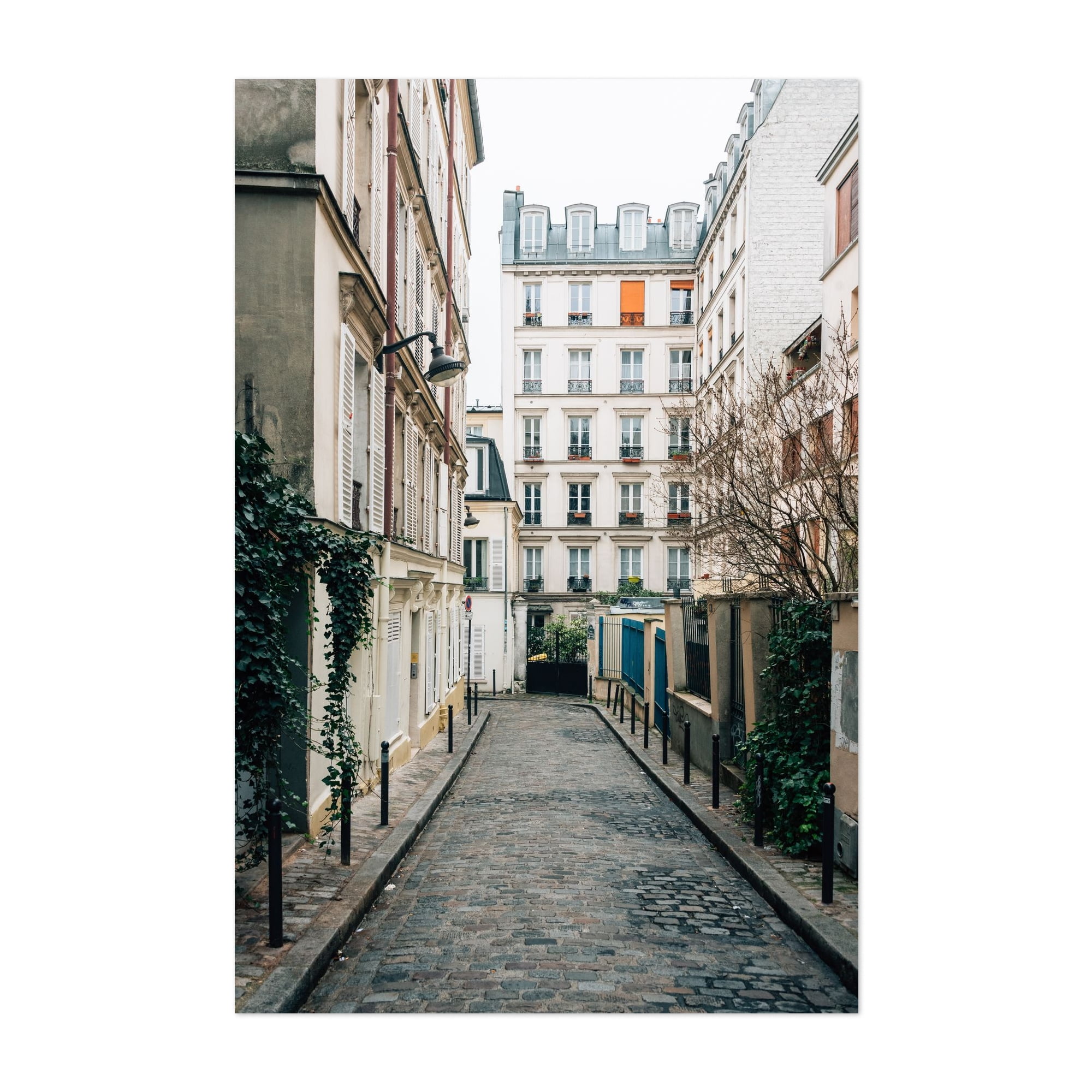 Streets of Montmartre 02 - Paris Île-de-France France Photography Unframed Wall Art Print 5 x 7 ...