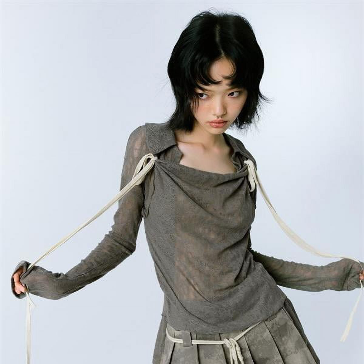 Streetwear Fashion Bandage Tops + Sexy Vest Tank Top Y2k Aesthetic 2 ...