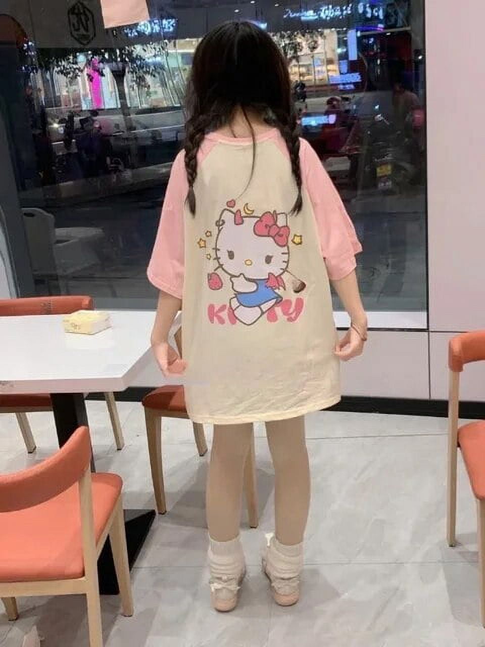 Streetwear Japanese Sanrio Kawaii Clothes Mixed Colours Hello Kitty ...
