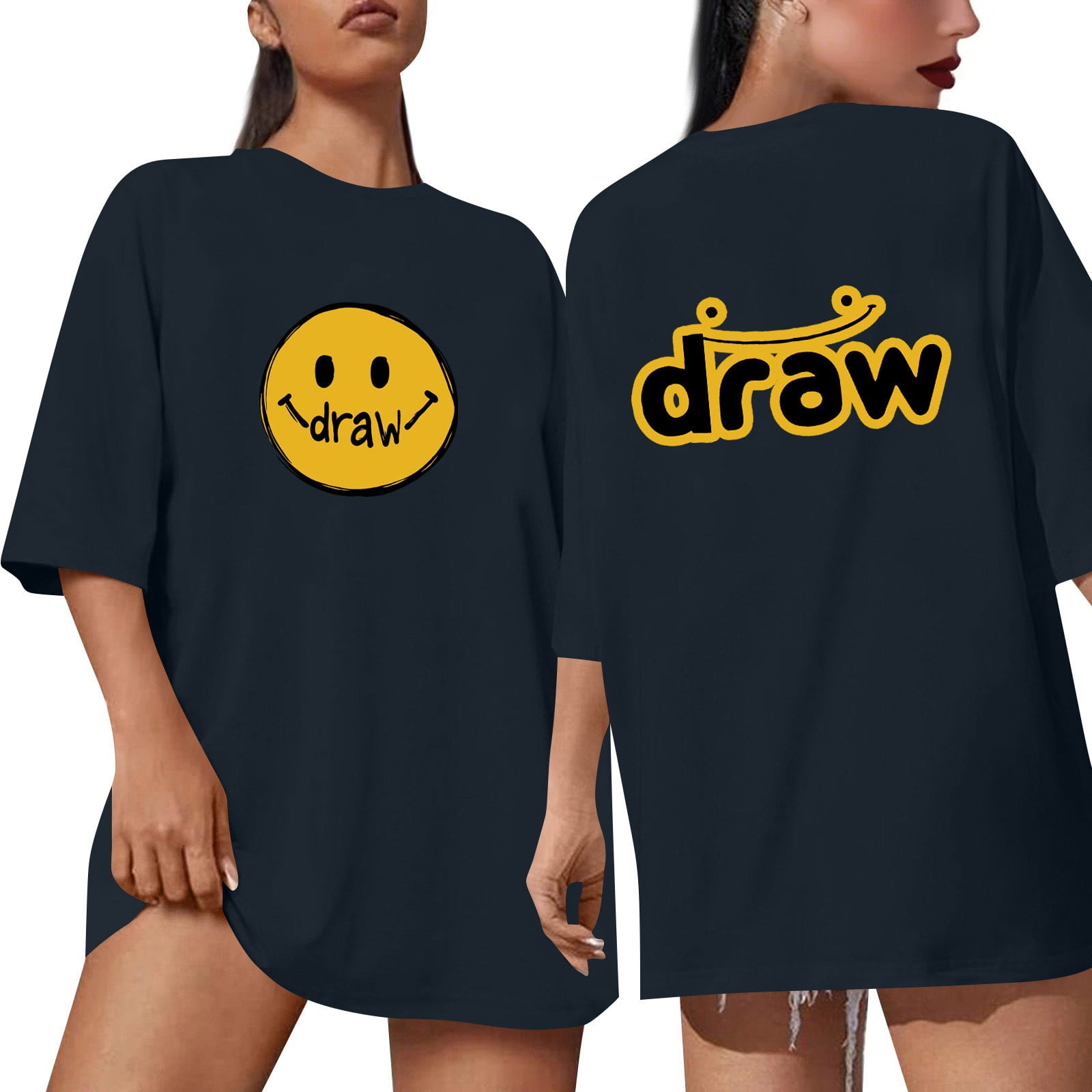 Streetwear, Unisex Spring Graphic Tees 2025 Plus Size Beach Vacation ...