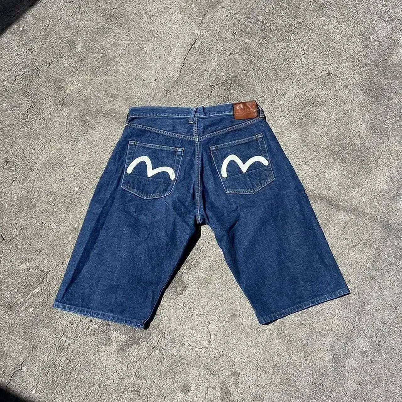 Streetwear Wexwear Shorts Y2K Pants Hip Hop Pocket Letter Embroidery ...