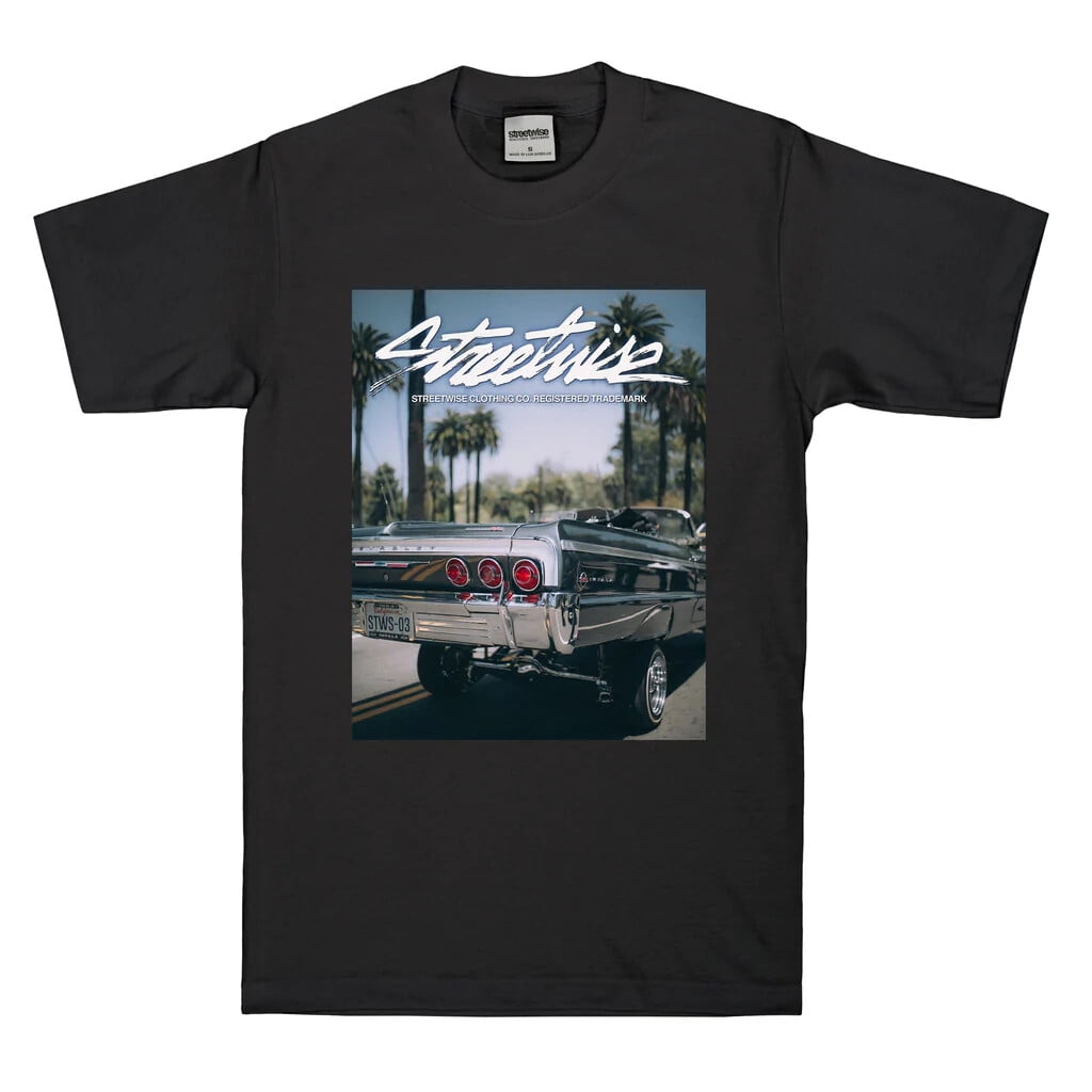 Streetwise Clothing Ragtop T-Shirt Black Men's Tee - Walmart.com
