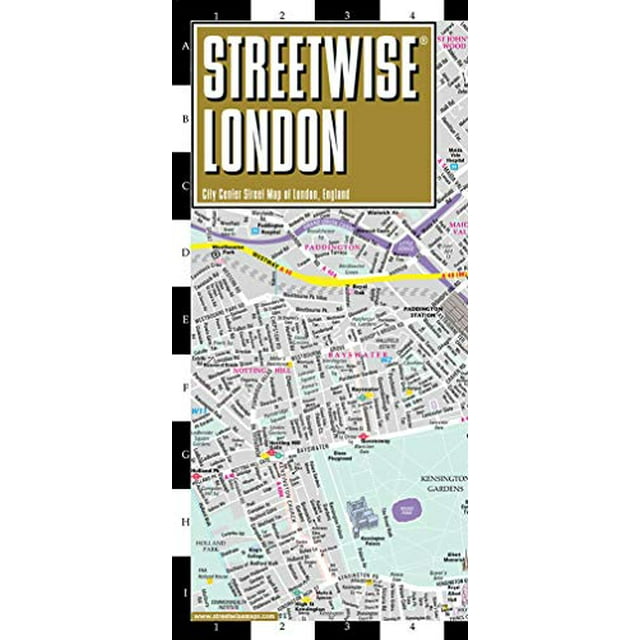 Pre-Owned Streetwise London Map - Laminated City Center Street Map of ...