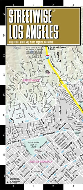 Streetwise Los Angeles Map - Laminated City Center Street Map of Los ...