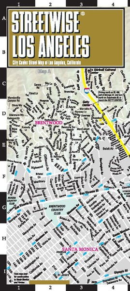 Streetwise Los Angeles Map - Laminated City Center Street Map of Los ...
