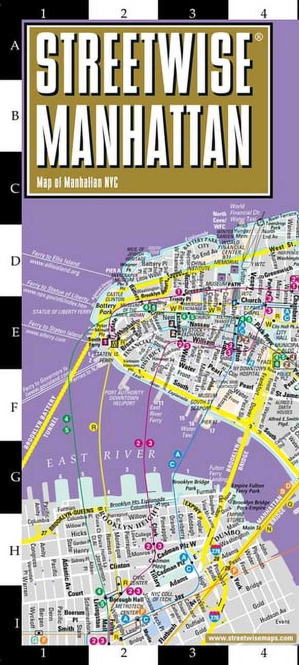 Streetwise manhattan map - laminated city center street map of ...