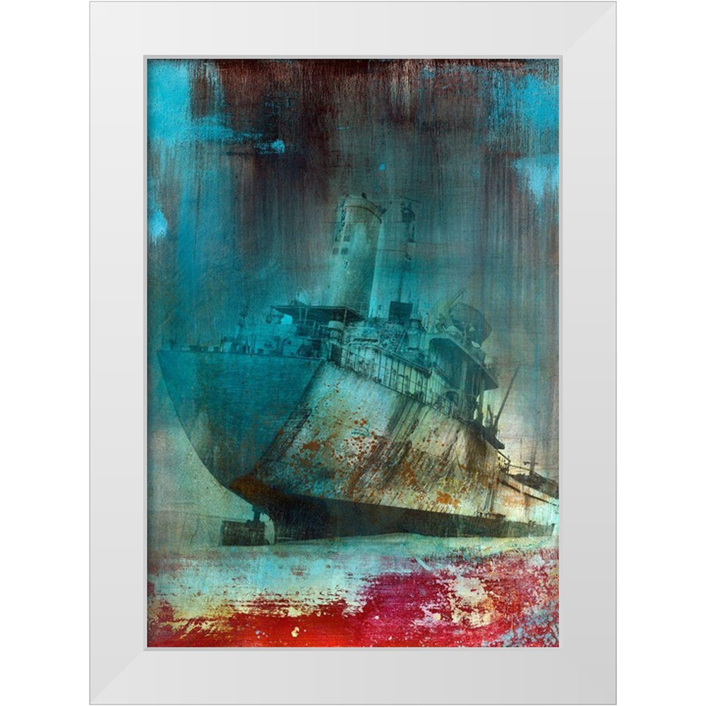 Streicher, Tibo 14x18 White Modern Wood Framed Museum Art Print Titled ...