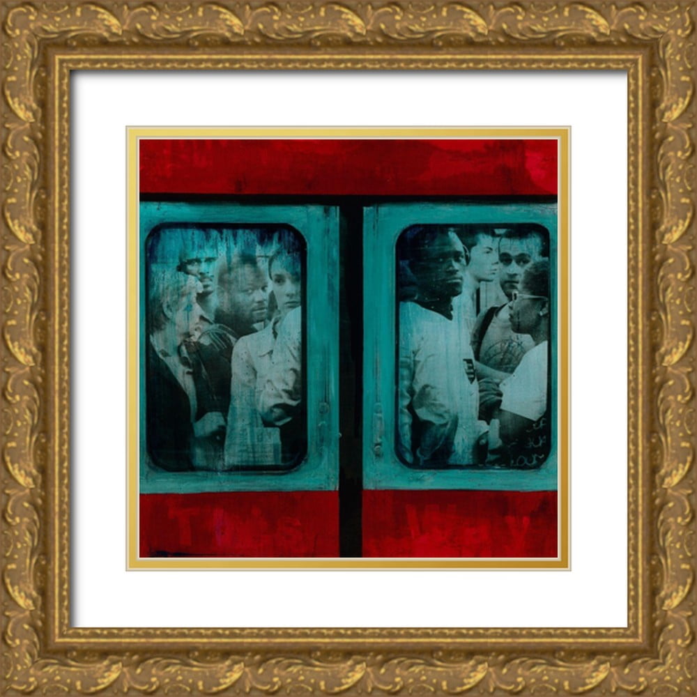 Streicher, Tibo 15x15 Gold Ornate Wood Framed with Double Matting ...
