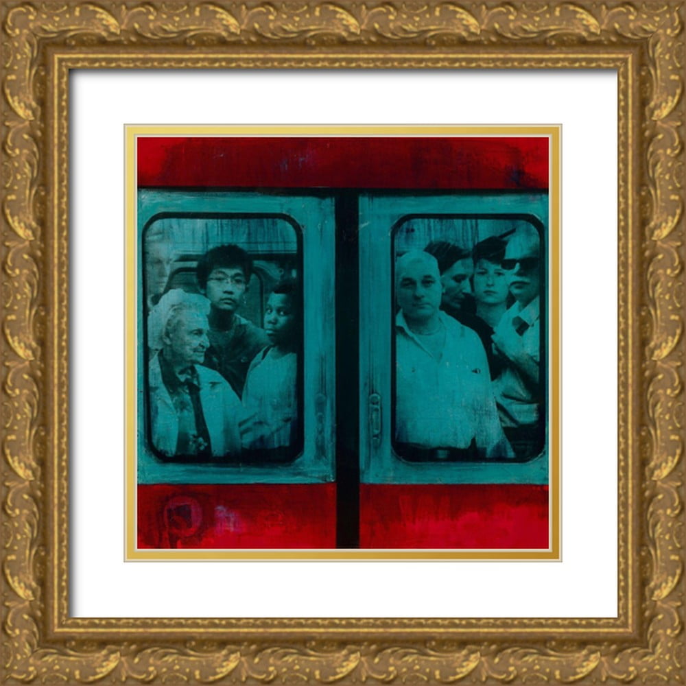 Streicher, Tibo 20x20 Gold Ornate Wood Framed with Double Matting ...