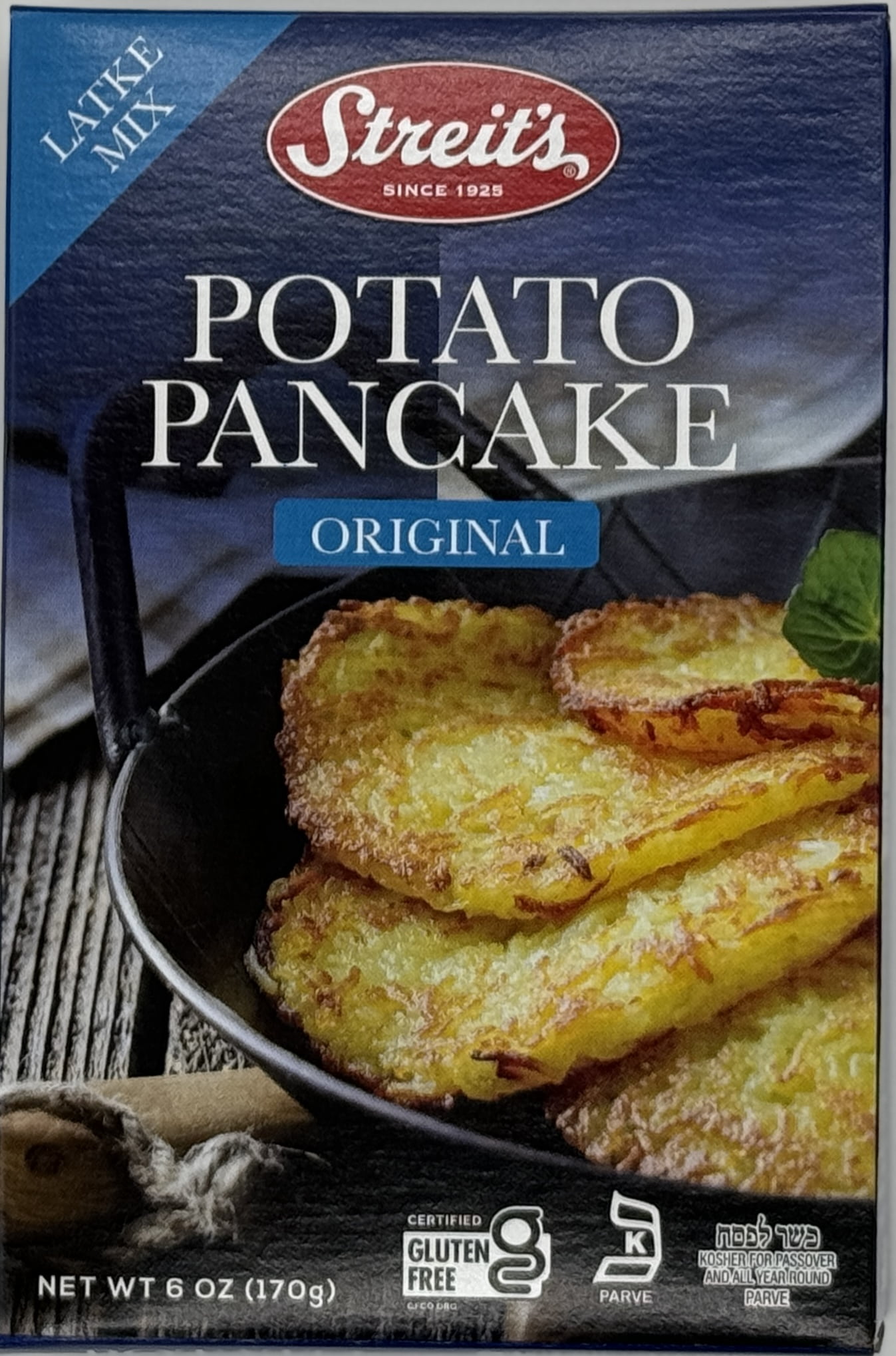 Streit's Pancake Mix Potato 6 oz Fluffy, Light, Easy to Prepare ...