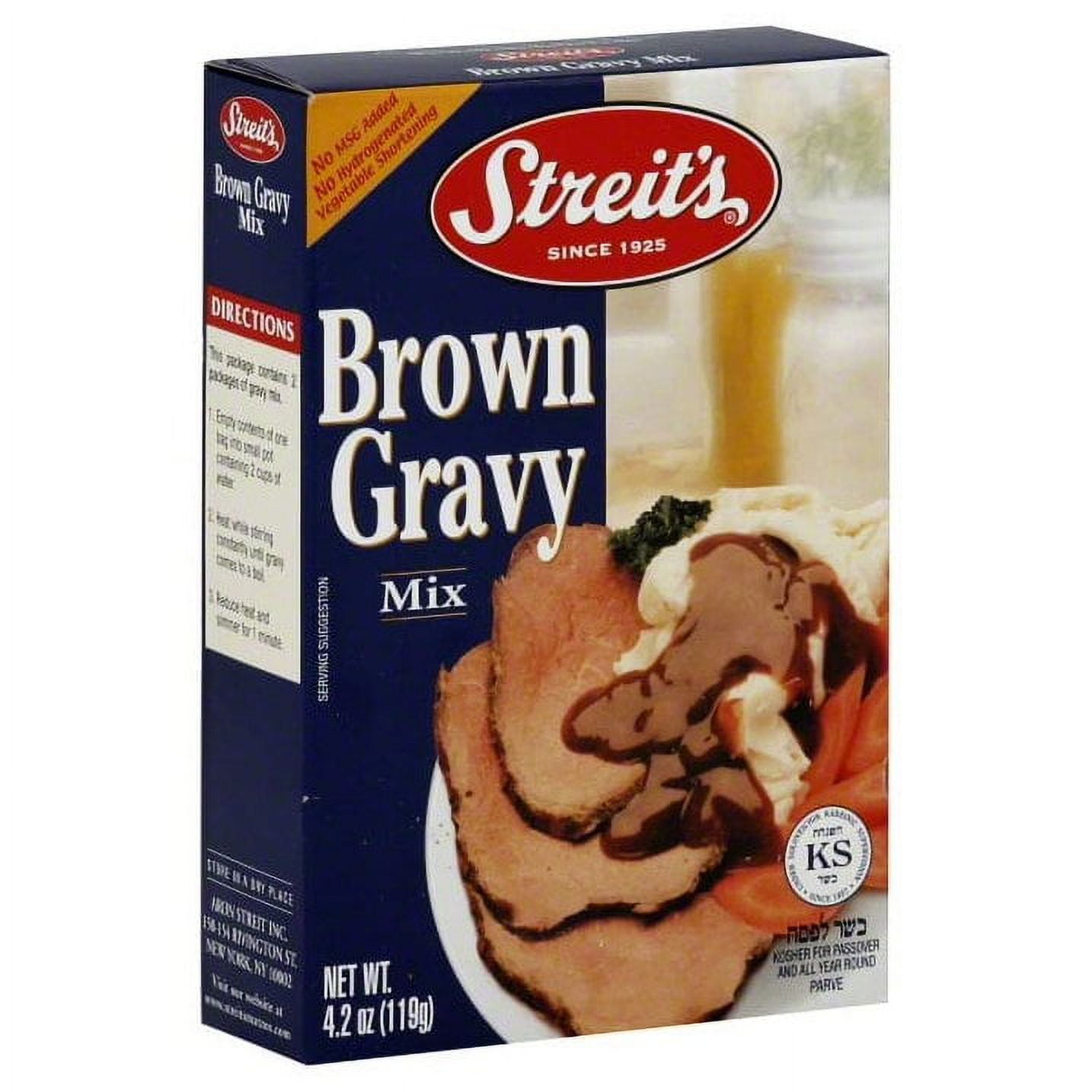 Streit's - Brown Gravy Mix- 4.2 oz ( Pack of 12) - Walmart.com