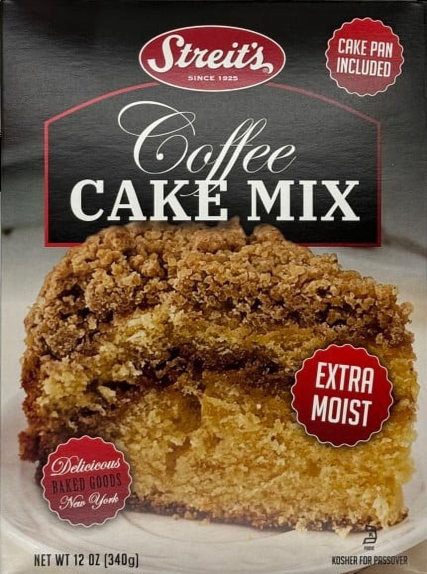 Streit's Cake Mix - Kosher for Passover - Extra Moist Coffee 12oz Box ...